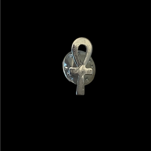 Accessories | Euc Vintage Silver Ankh Lapel Pin Menwomen Egyptian Ankh ...